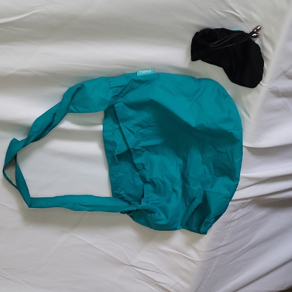 Tieks | Bags | Tieks Tote Bag Collapsable Teal Bag With Soft Case New ...